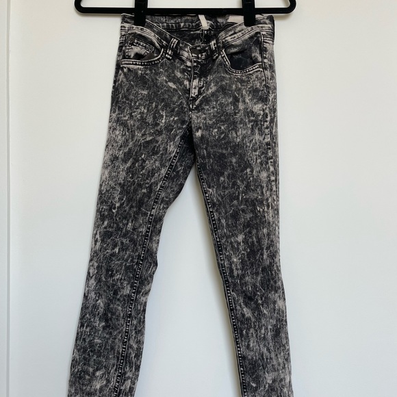 rag & bone | Pants & Jumpsuits | Rag Bone Acid Wash Skinny Jeans | Poshmark